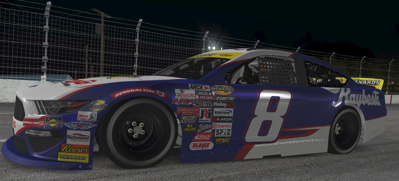 Raybestos Mustang Custom Number by Adam Roberson - Trading Paints