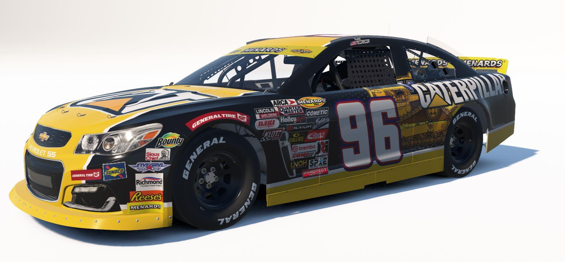 ARCA Chevy SS Todd Mcgregor CAT by Paul Krumrei - Trading Paints