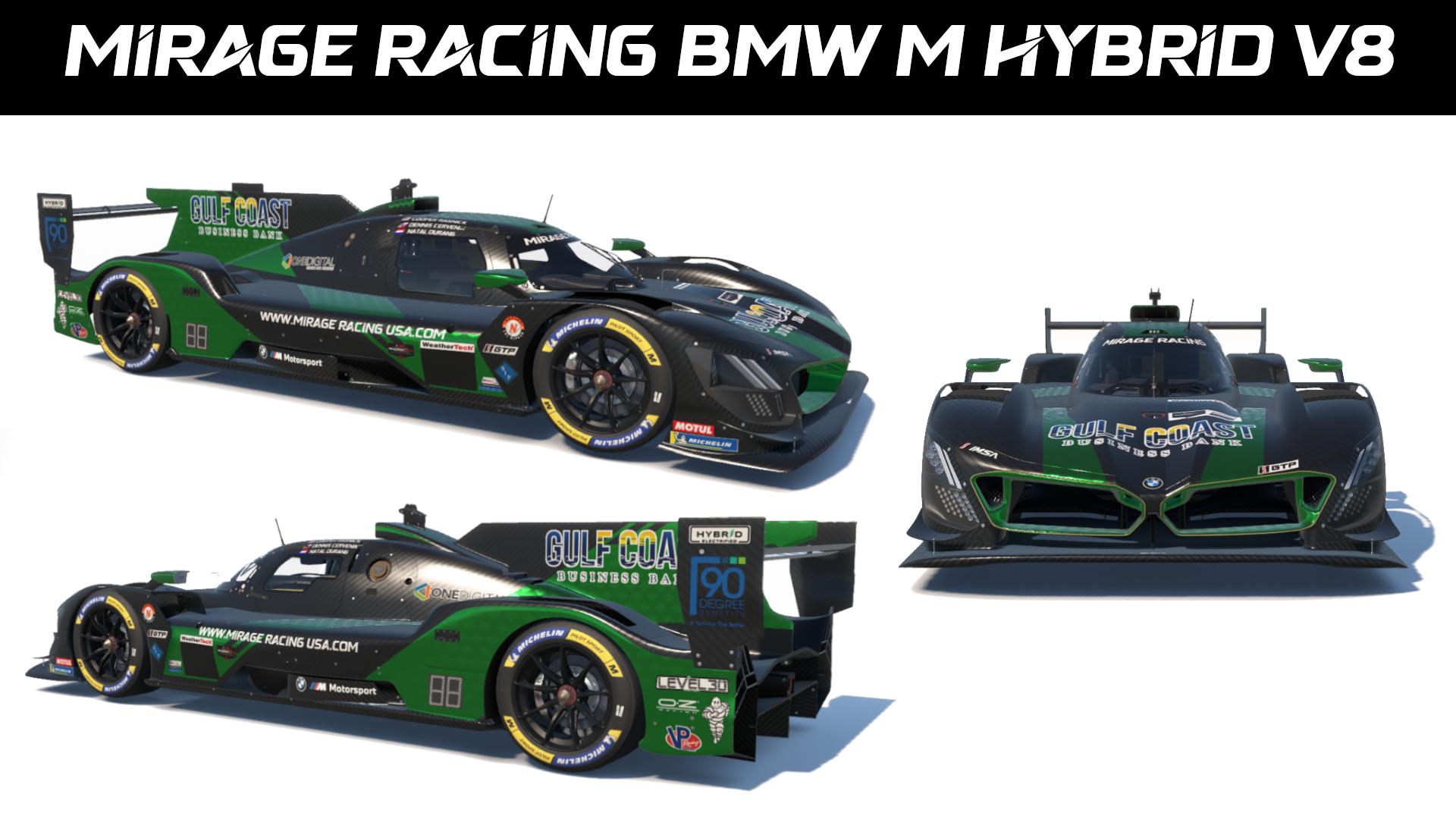 Mirage Racing BMW M Hybrid V8 by Cooper Rasnick - Trading Paints