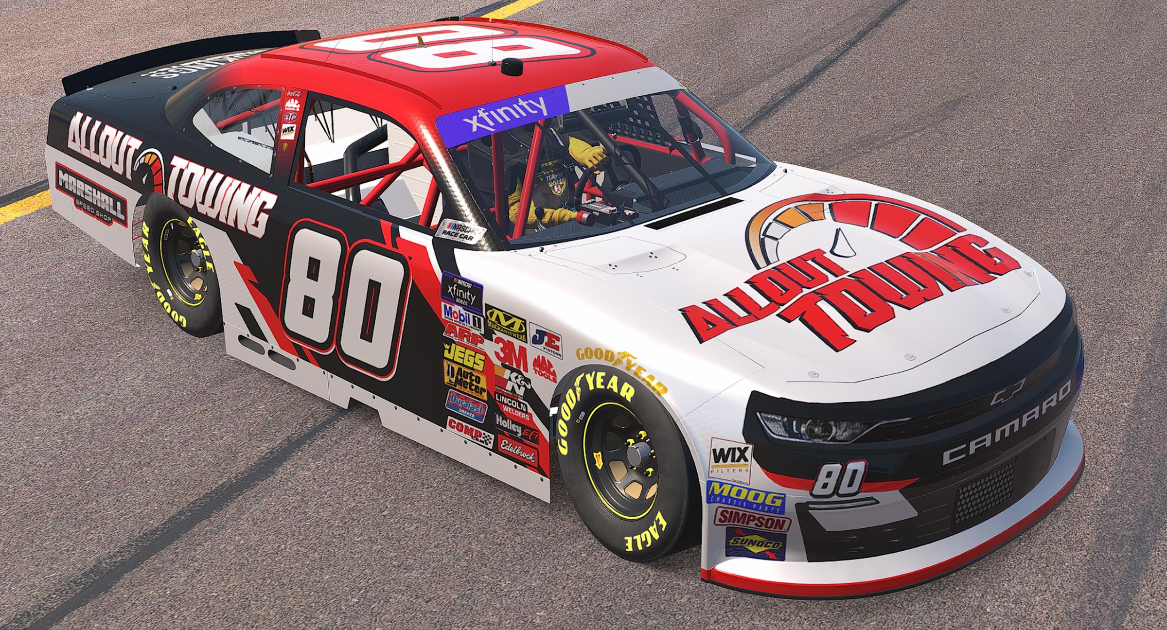 Scott Formosa #80 AllOut Xfinity 2025 by Allen M. - Trading Paints