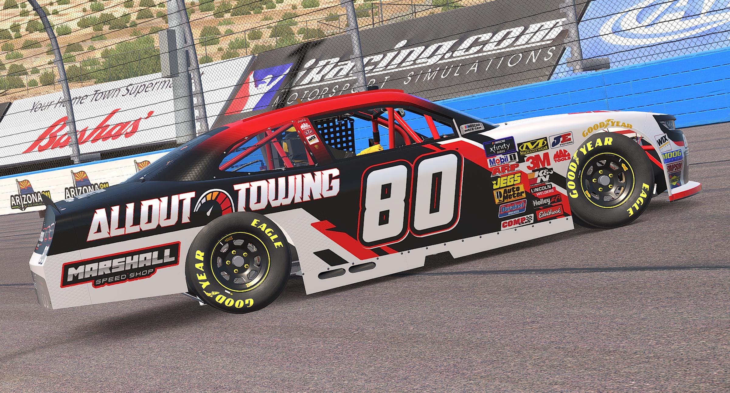 Scott Formosa #80 AllOut Xfinity 2025 by Allen M. - Trading Paints
