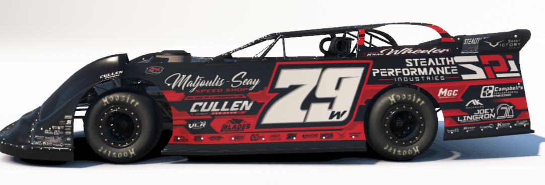 Kray Wheeler Red Black 2025 S2 #79w by Connor Cullen - Trading Paints