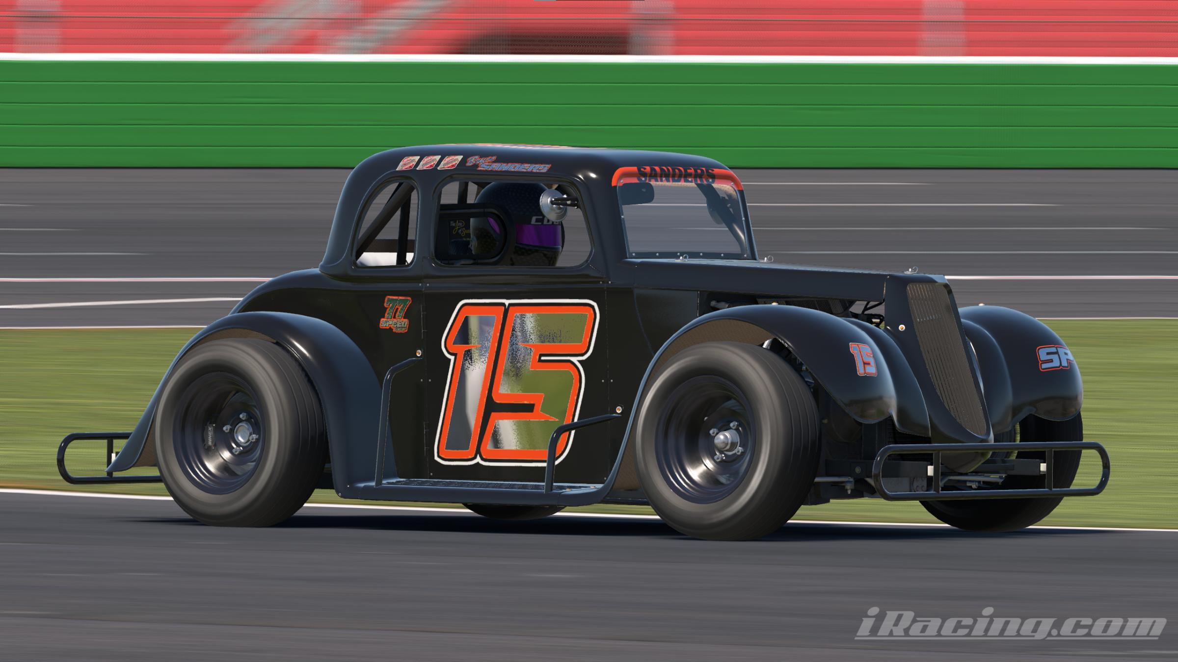 Bryce Sanders 2025 Legend Car (Custom #) by Austin Cook3 - Trading Paints