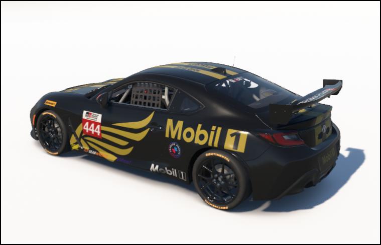 Black and Gold Mobil 1 by Mike Sommer - Trading Paints