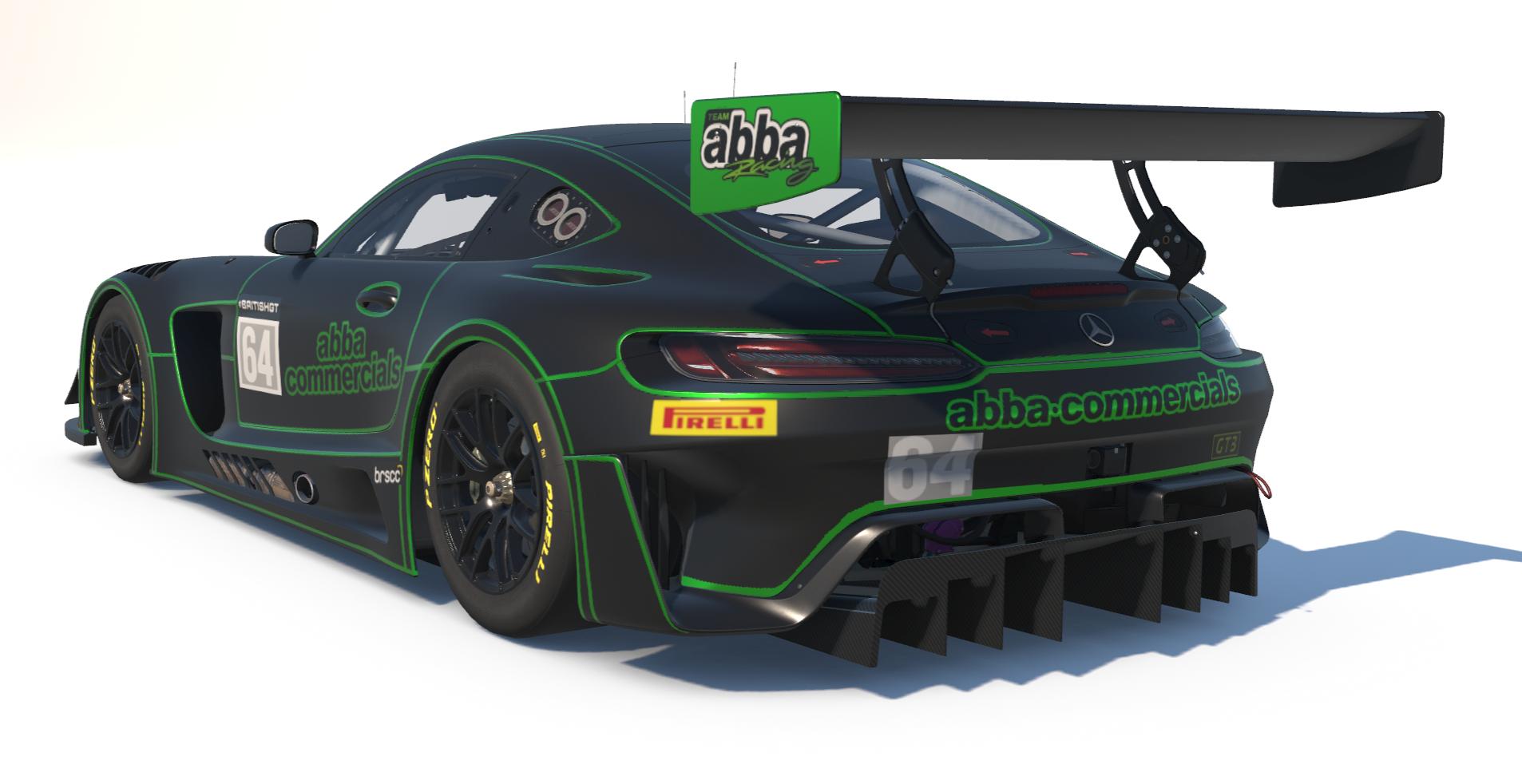 Team Abba Racing 2025 Livery update for the British GT3 season - Car #8 ...