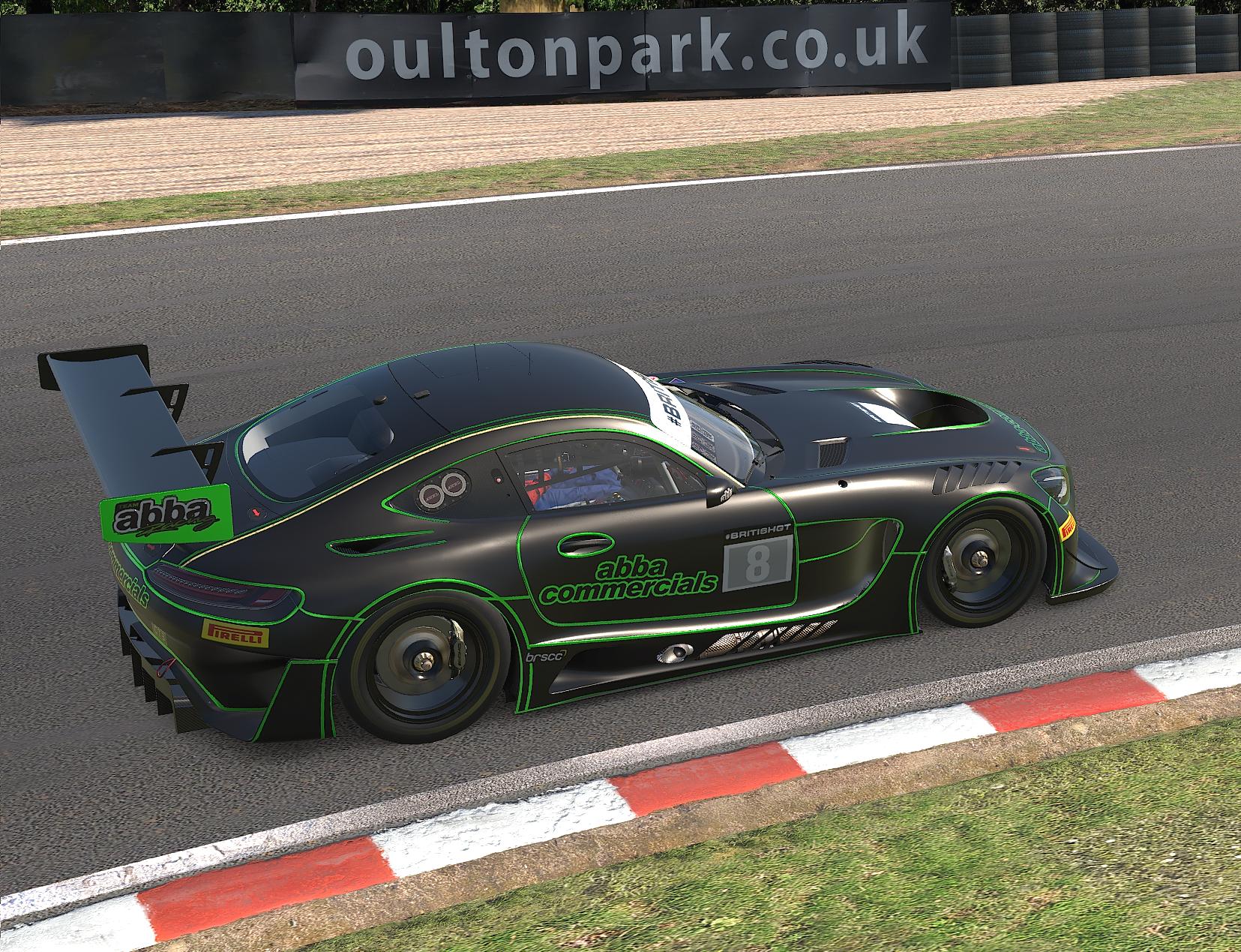 Team Abba Racing 2025 Livery update for the British GT3 season - Car #8 ...