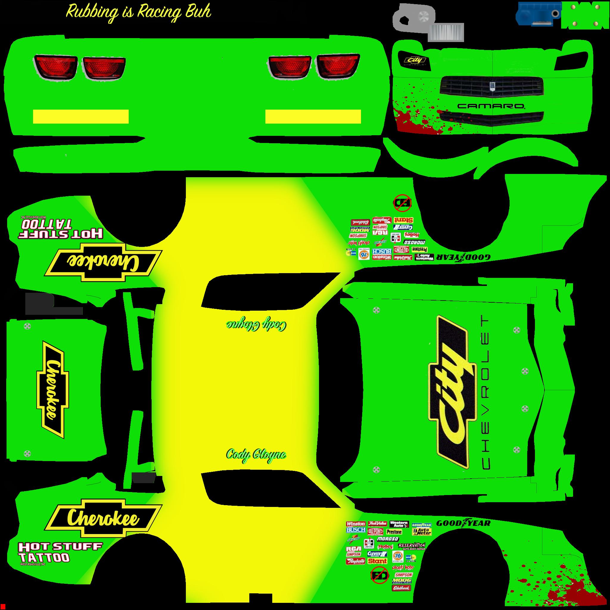 Fuh Buh Racing by Luke Swimmer - Trading Paints