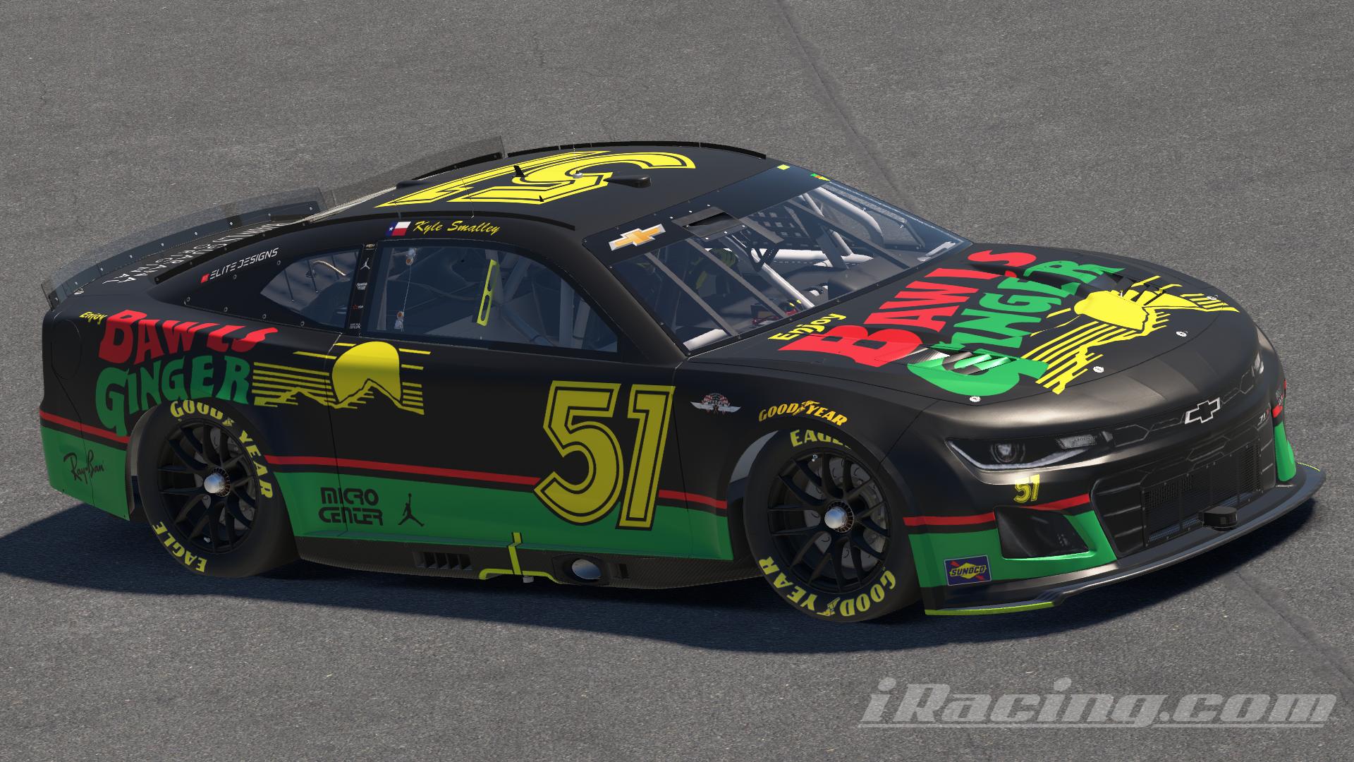 Kyle Smalley - 2025 Bawls Ginger Throwback by Jared W. - Trading Paints