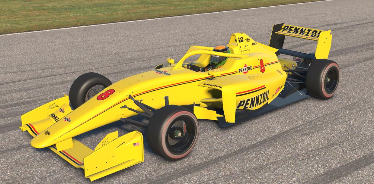 1995 Hall Racing Gil de Ferran custom number by Matthew Ponto - Trading ...