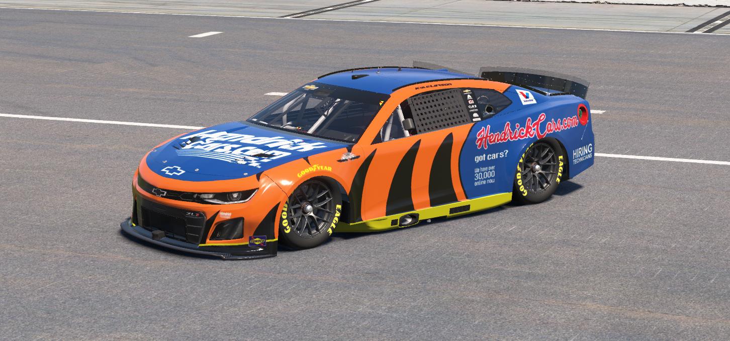 2025 Kyle Larson HendrickCars.com 2003 Terry Labonte Throwback (Sim #) by Porter C. - Trading Paints