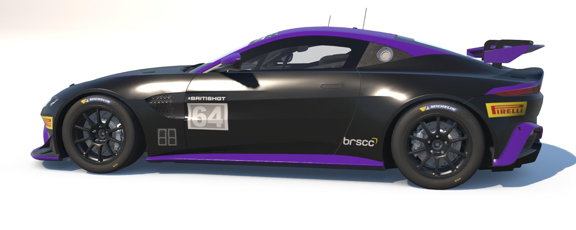 MKH Racing 2025 Britsh GT4 series paint for AMR Vantage GT4 by Keith ...