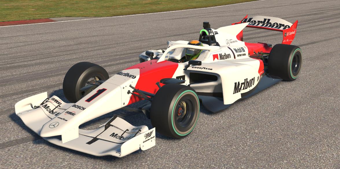 1995 Team Penske Al Unser Jr. custom number by Matthew Ponto - Trading ...