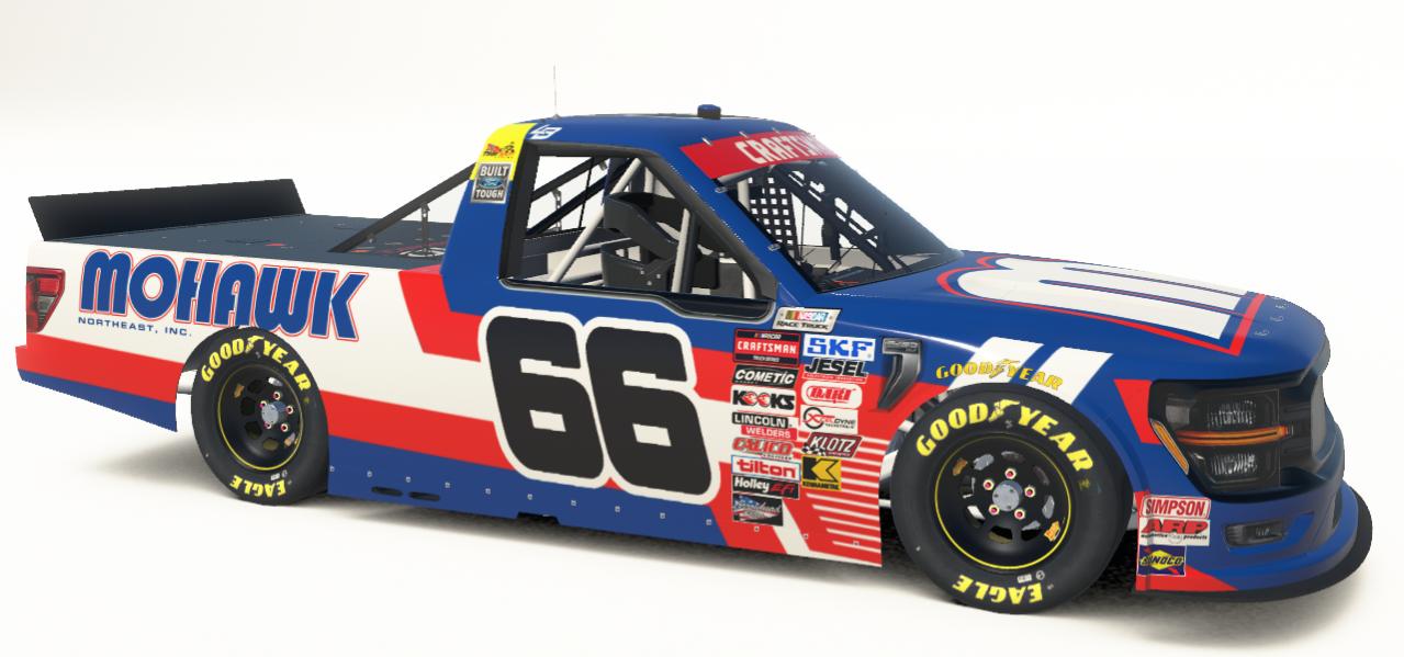 Luke Baldwin Mohawk Northeast #66 by Ty Alkas - Trading Paints