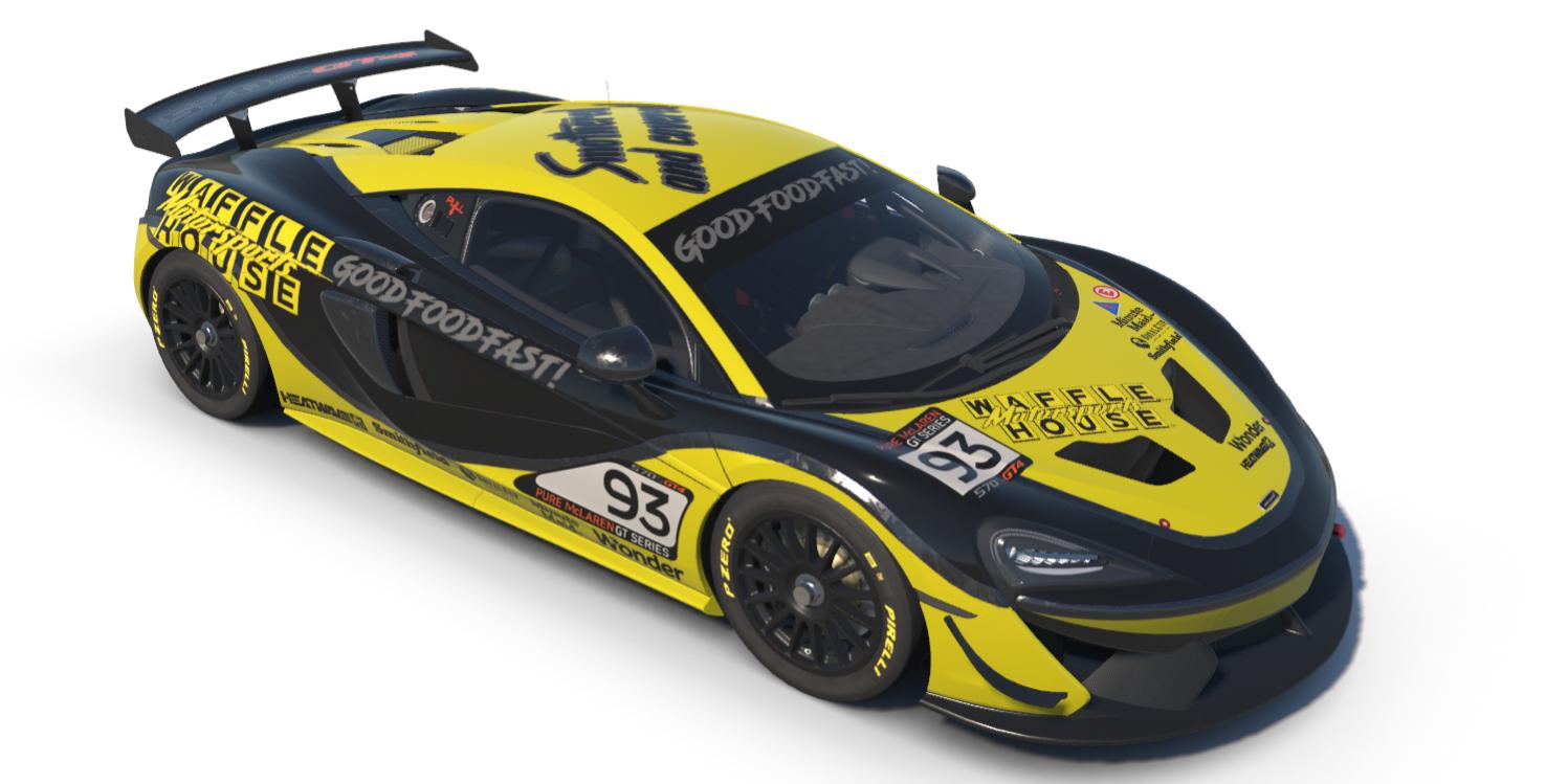 Waffle House Livery for 570s GT4 by Clyde Simmons - Trading Paints