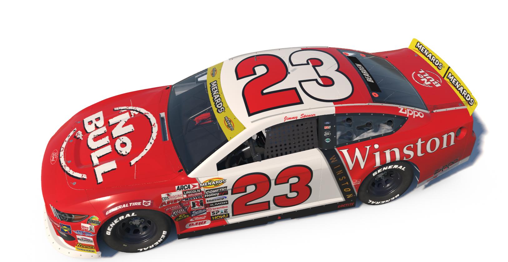 Jimmy Spencers 1998 Winston No Bull Ford W/Numbers by Josh Bearden ...