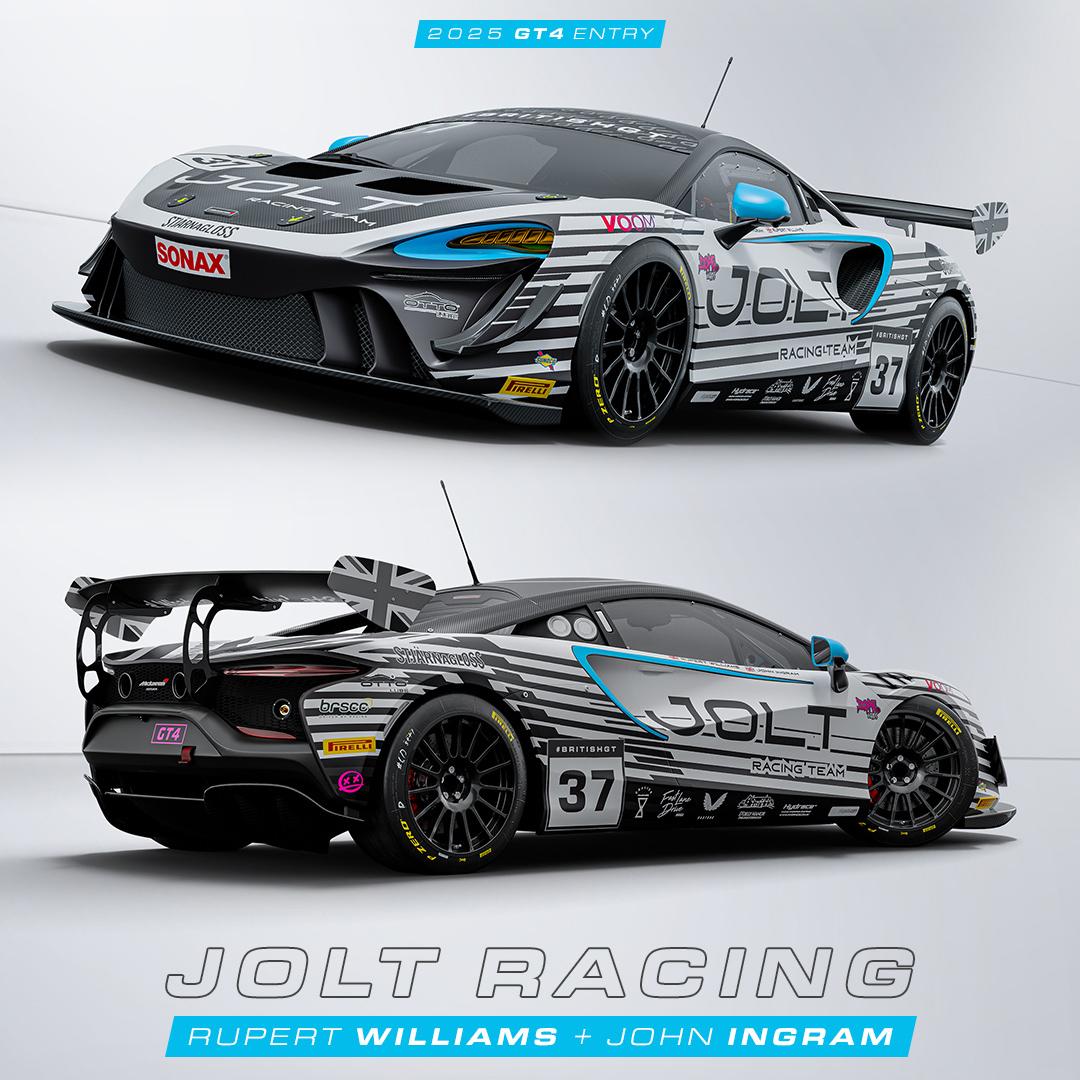 Jolt Racing Artura Car #37 2025 British GT4 for McLaren 570s by Keith ...