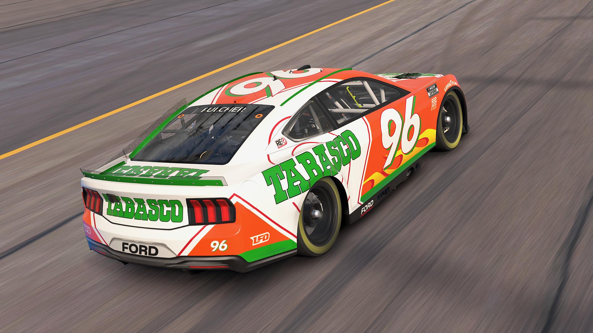 Todd Bodine Tabasco Throwback by Larry Riordan-Fulcher - Trading Paints