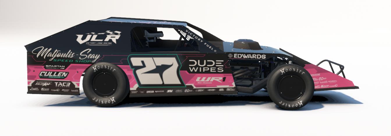 Justin Upchurch Pink Green UMP #27 by Connor Cullen - Trading Paints