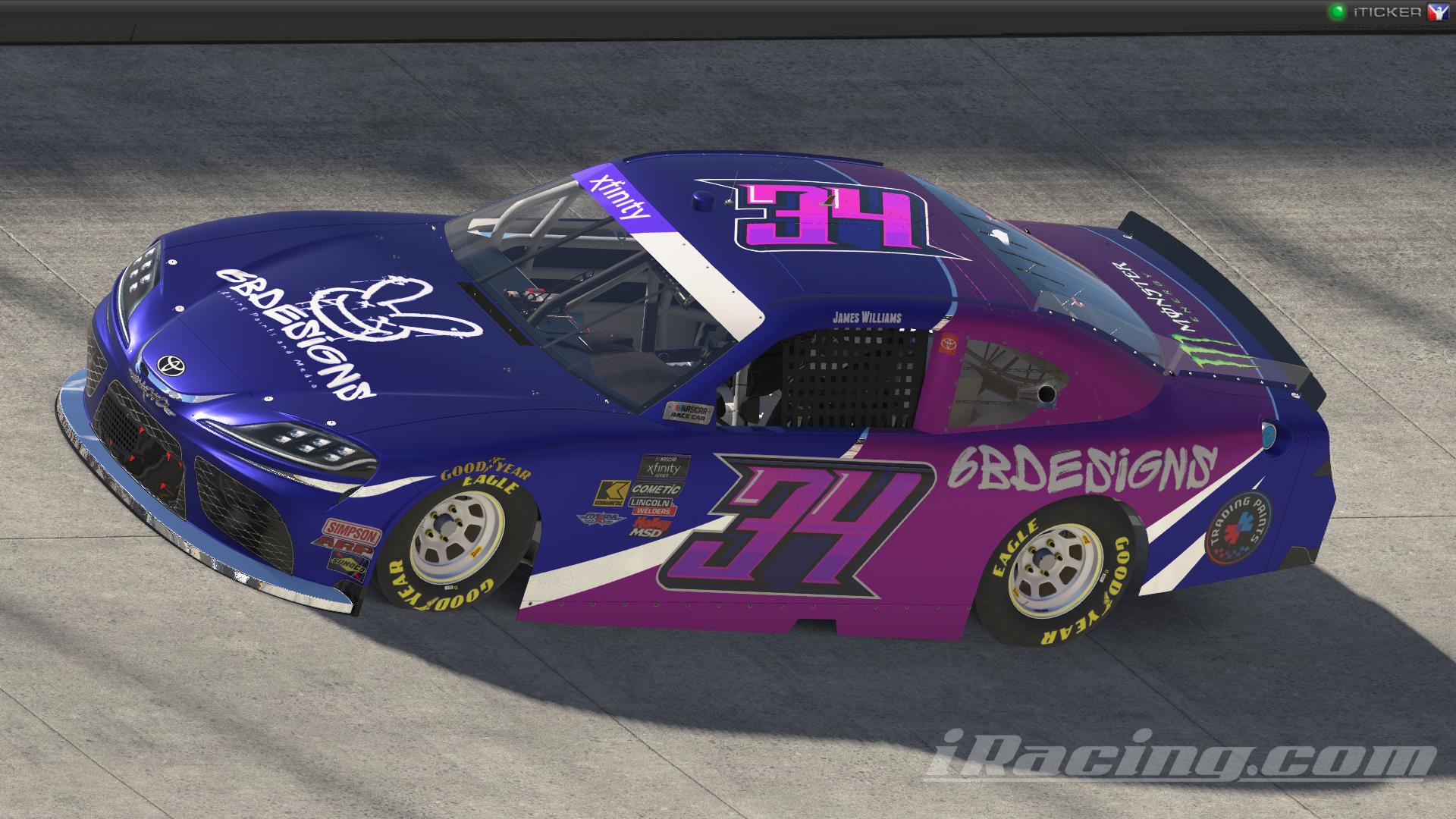 James Williams Xfinity by Robert Charette - Trading Paints