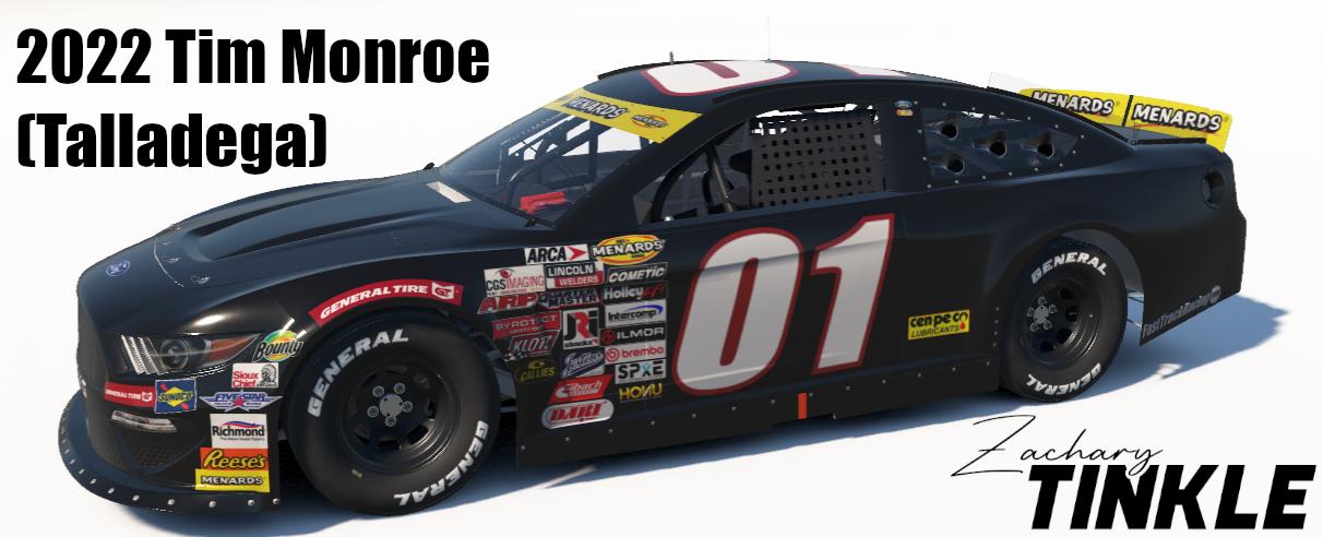 2022 Tim Monroe #01 Fast Track Racing (Talladega) by Zachary Tinkle ...