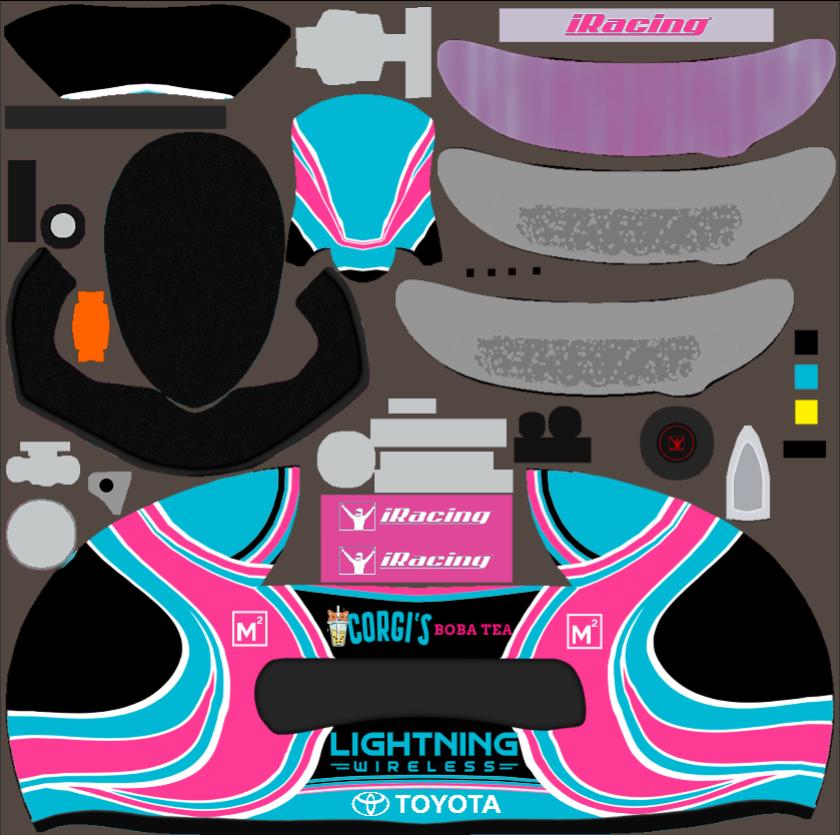 Corgi Toyota Helmet by Caolan D. - Trading Paints