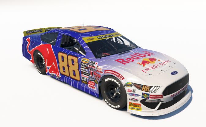 Red Bull - Arca Ford Mustang by Zachary Steele2 - Trading Paints