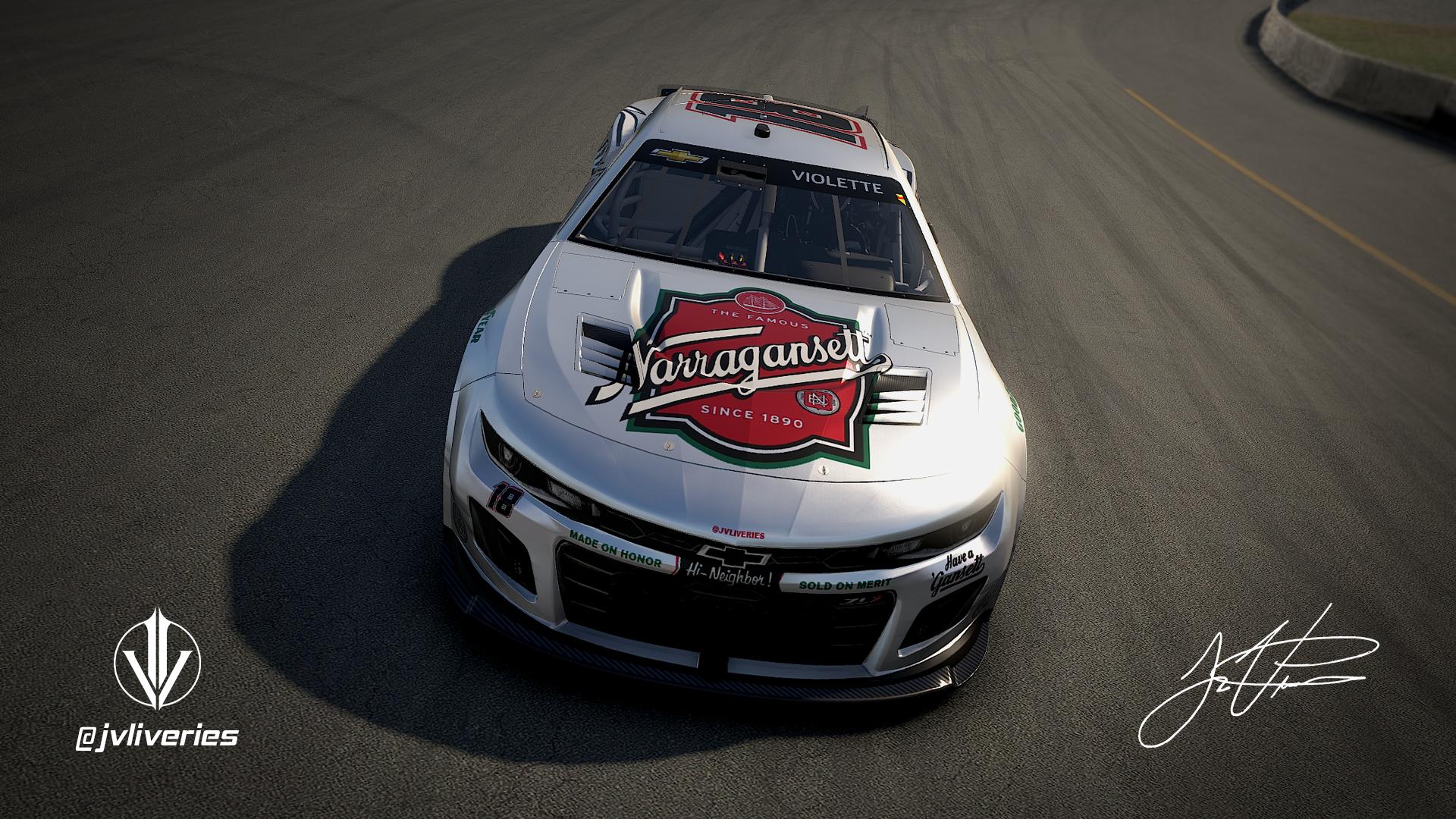 Narragansett Beer (Sim-Stamped) by Jamie Violette - Trading Paints