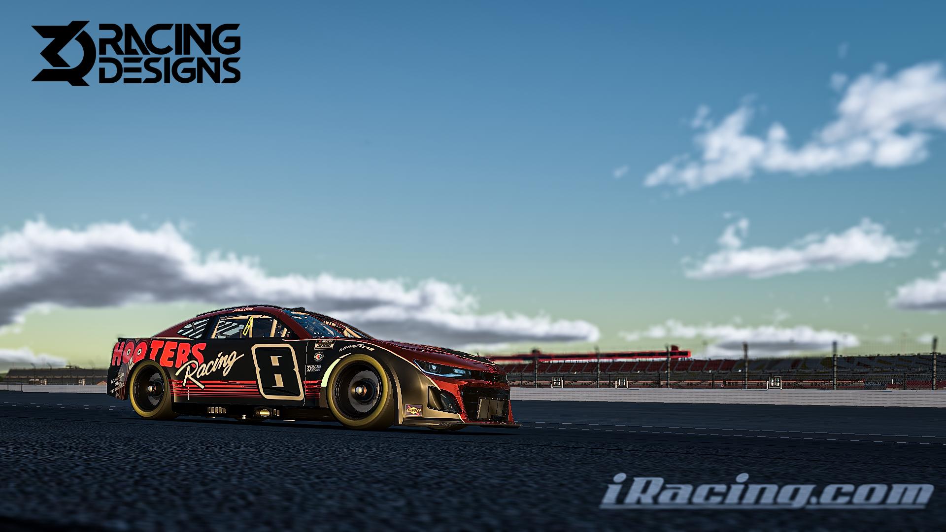 Cody Bullock #8 Hooters NextGen Camaro - Black Numbers by Johnathan ...