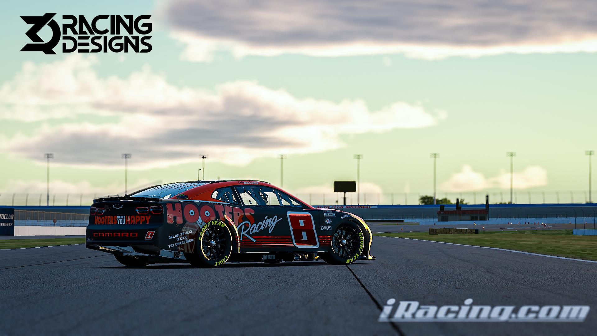 Cody Bullock #8 Hooters NextGen Camaro - Orange Numbers by Johnathan ...