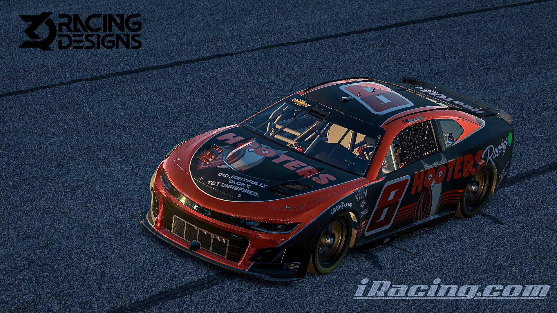 Cody Bullock #8 Hooters NextGen Camaro - Orange Numbers by Johnathan ...