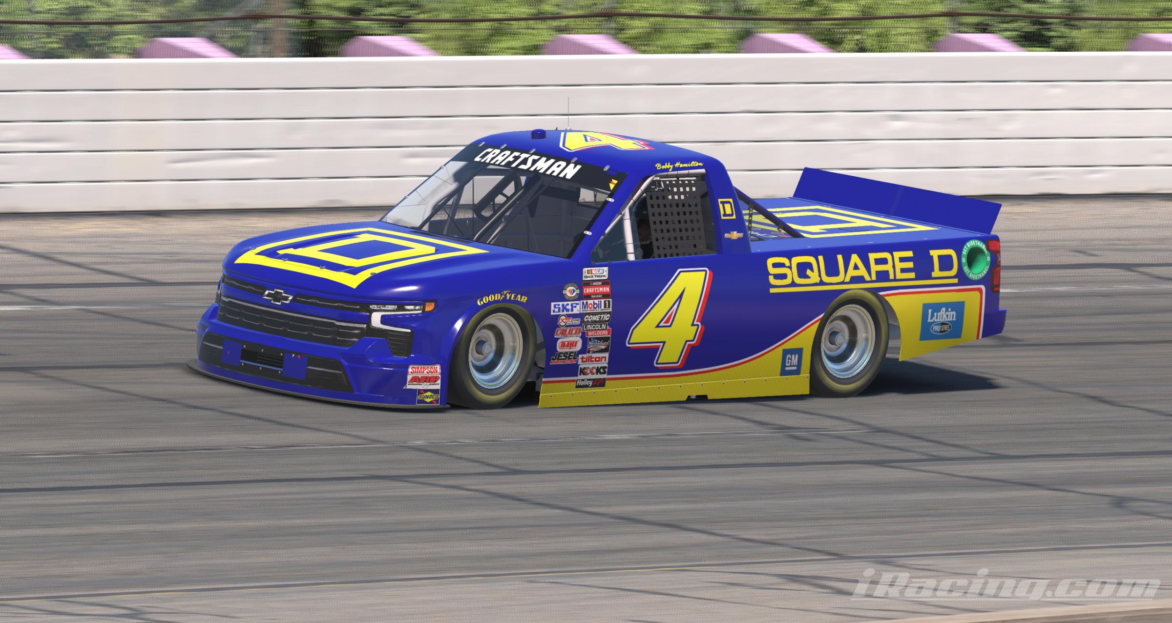 Bobby Hamilton 2004 Square D by Kyle Carpenter - Trading Paints