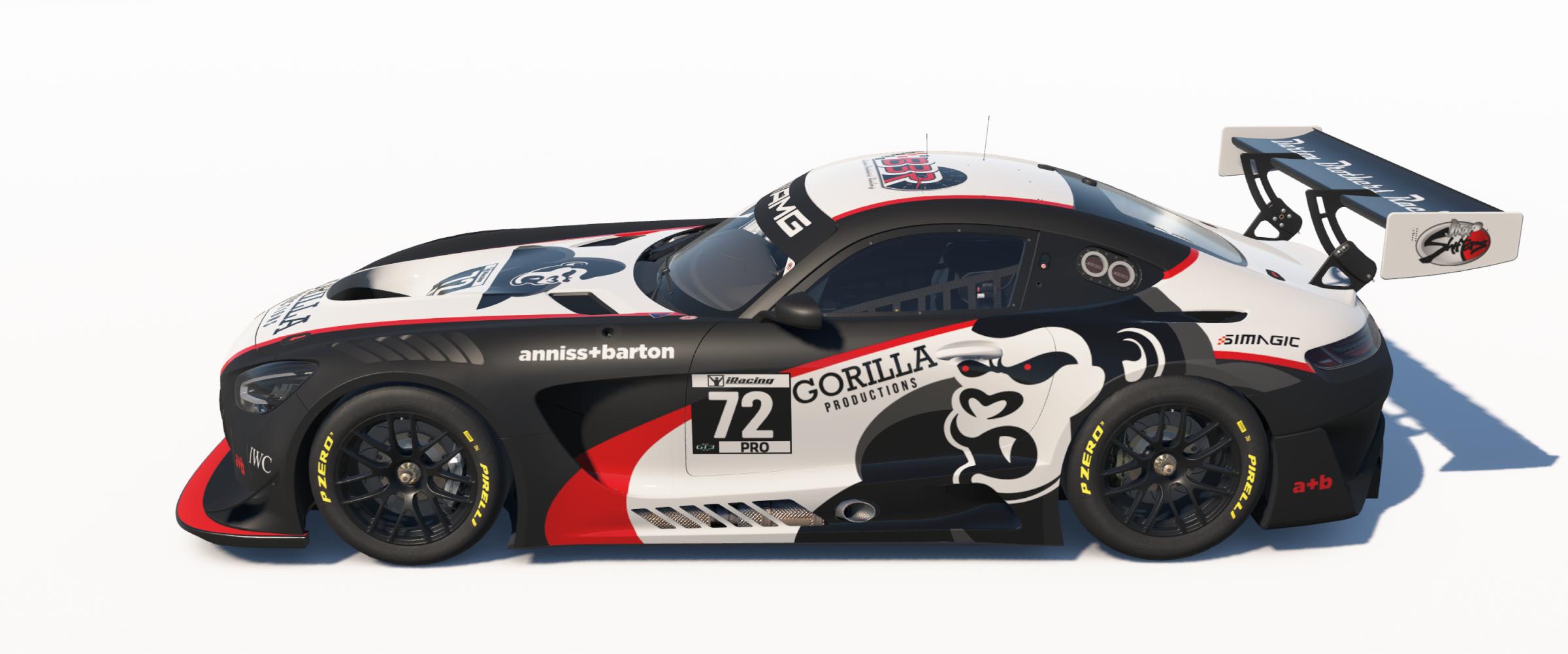 Mercedes AMG GT3 2020 Gorilla by Greg Barton - Trading Paints