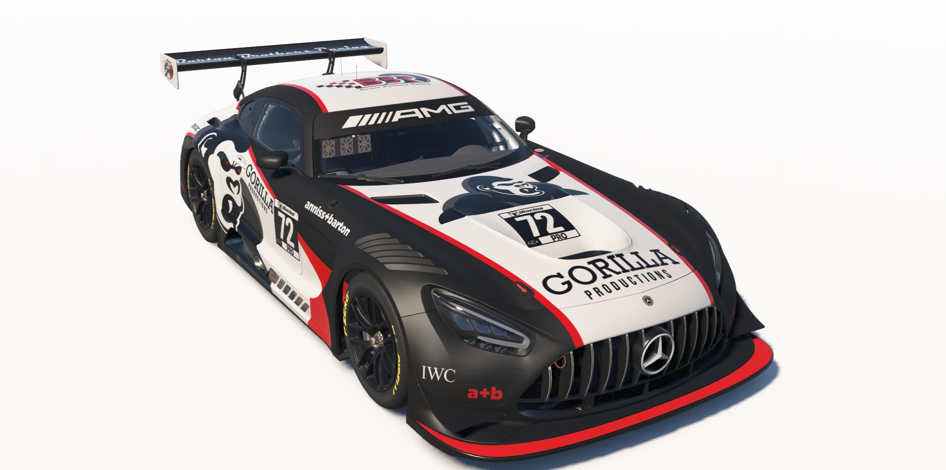 Mercedes AMG GT3 2020 Gorilla by Greg Barton - Trading Paints