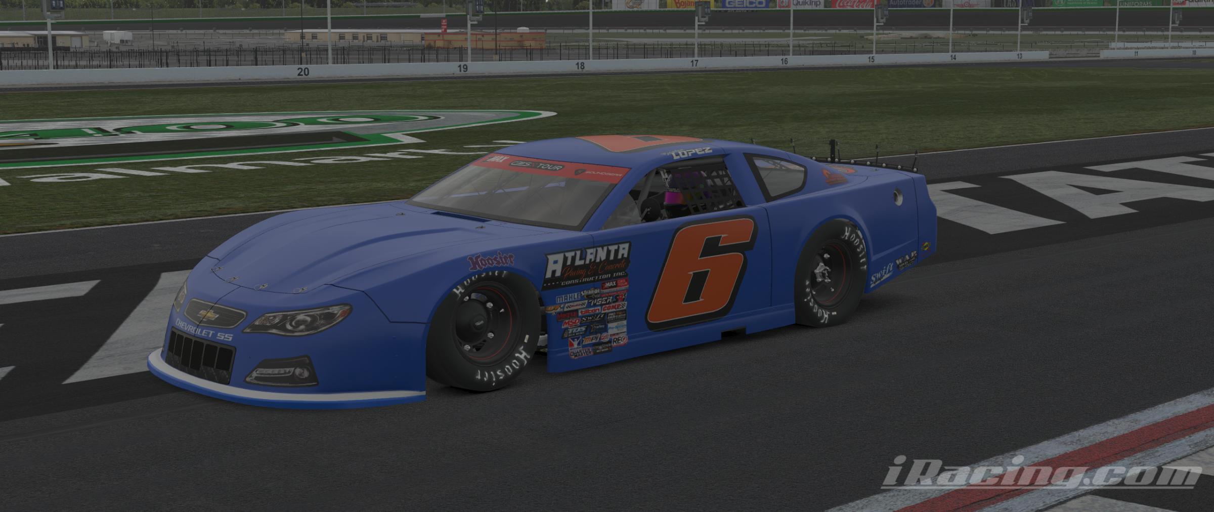 2025 Pro Brandon lopez 6 Cars Tour by Hunter C Johnson - Trading Paints