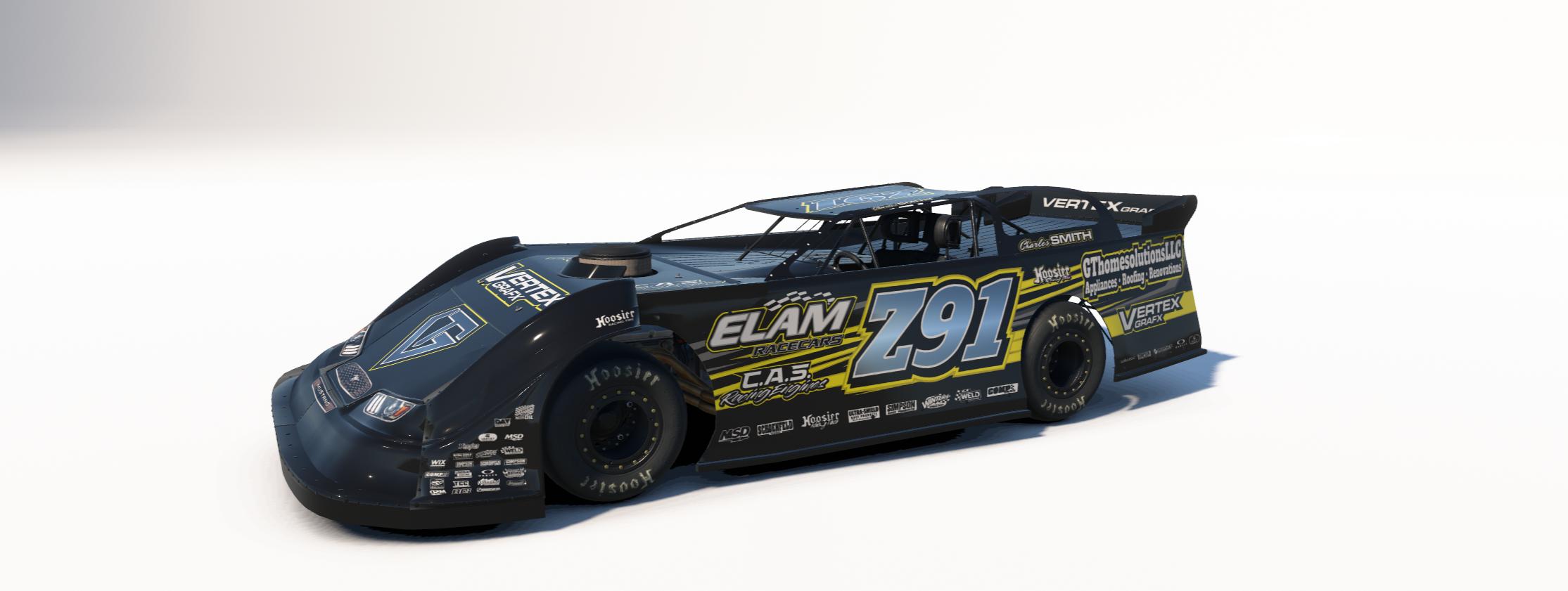 Charles Smith Dirt Late Model Chrome Numbers by Tyler Bowman4 - Trading ...