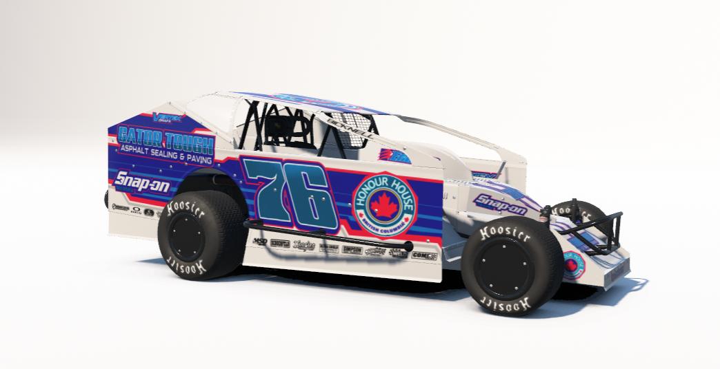 Rylan Banks White Charity Northeast Modified by Tyler Bowman4 - Trading ...