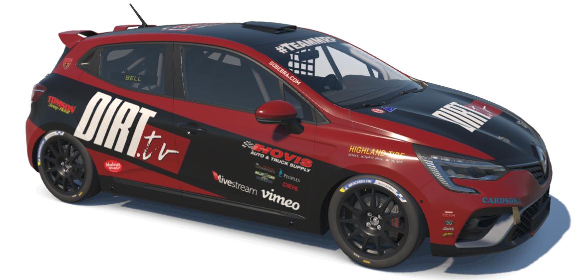 Dirt.TV Renault Clio by Johnny Bell - Trading Paints