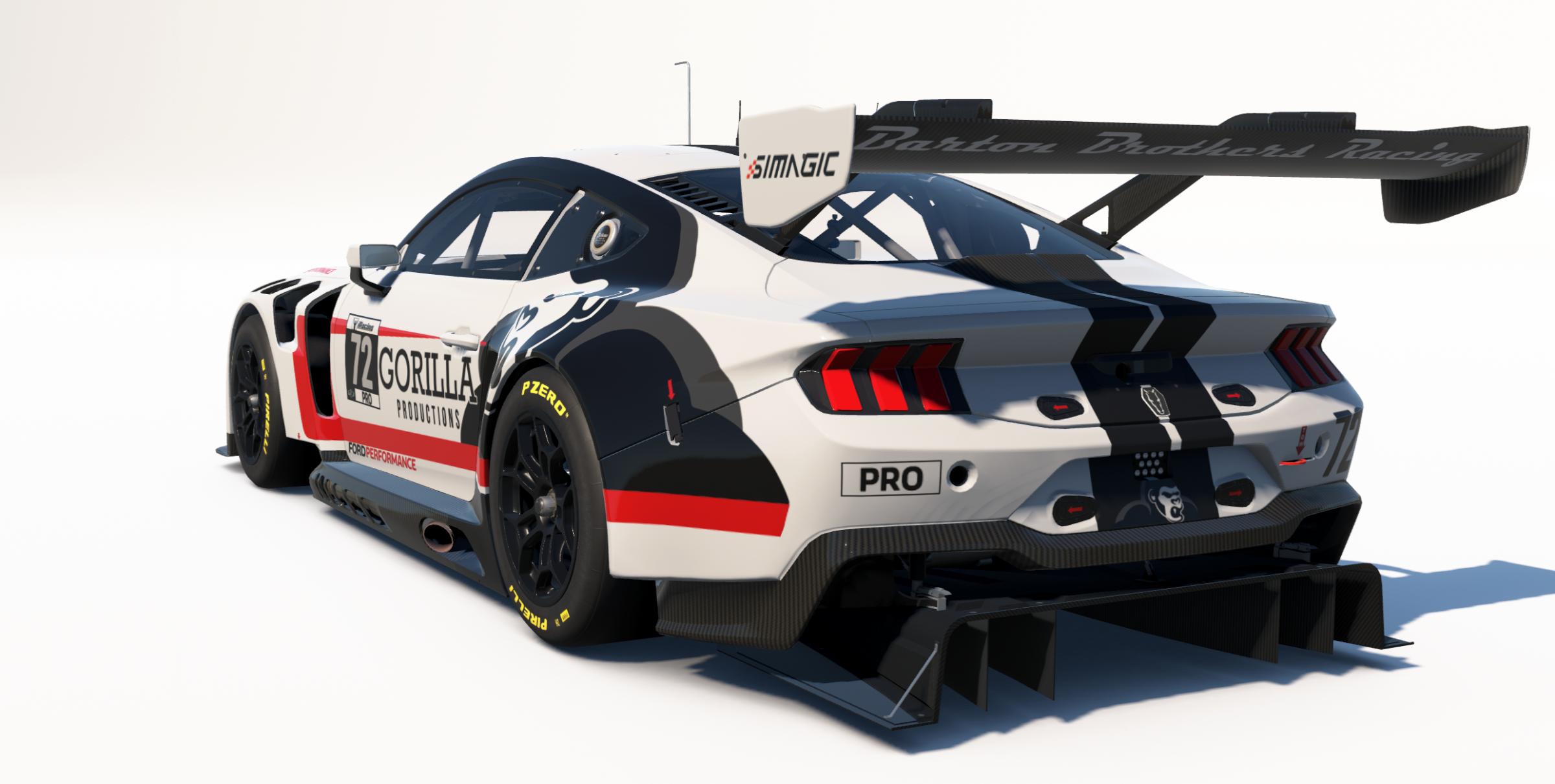 Ford Mustang GT3 Gorilla by Greg Barton - Trading Paints