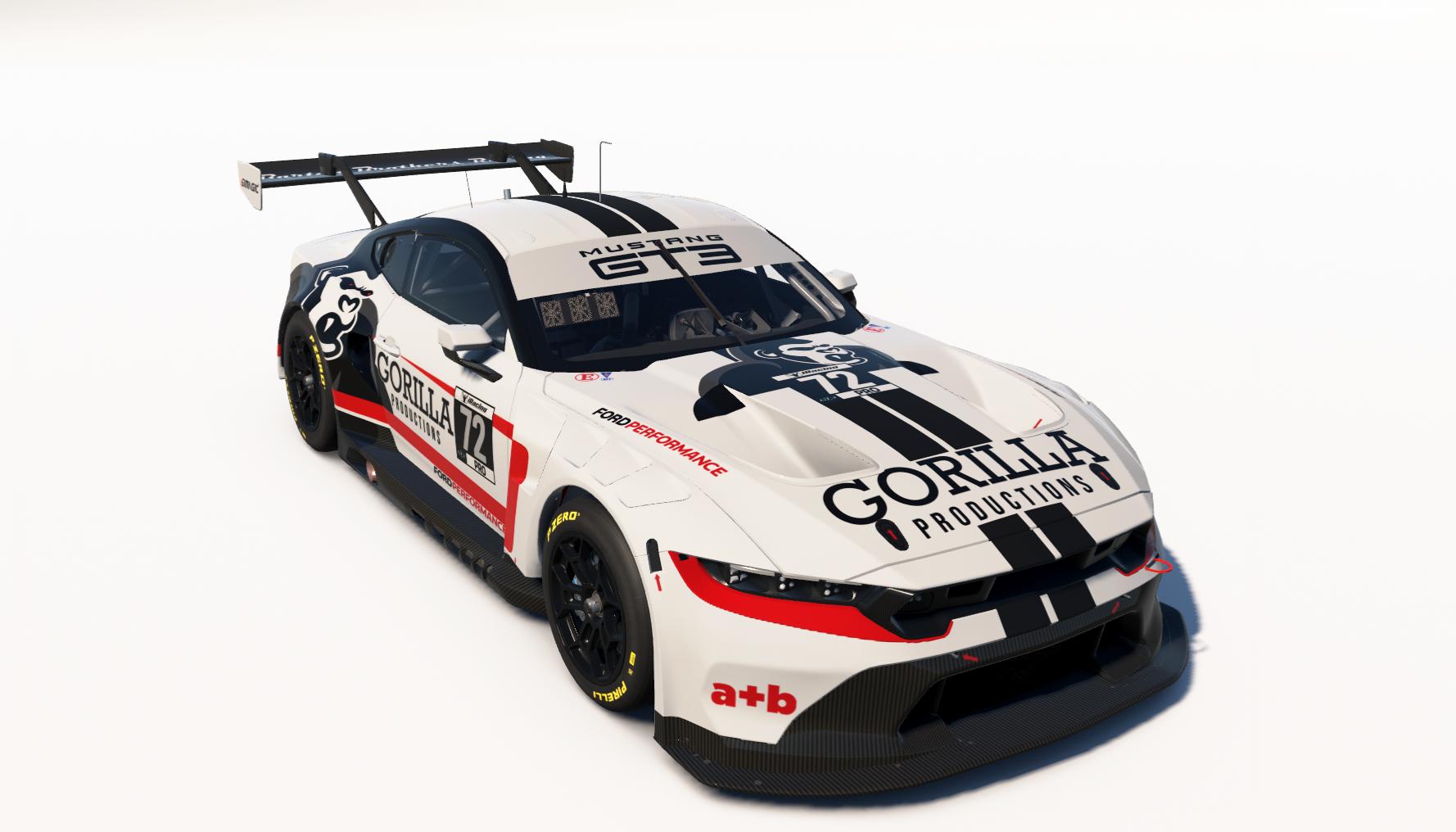 Ford Mustang GT3 Gorilla by Greg Barton - Trading Paints