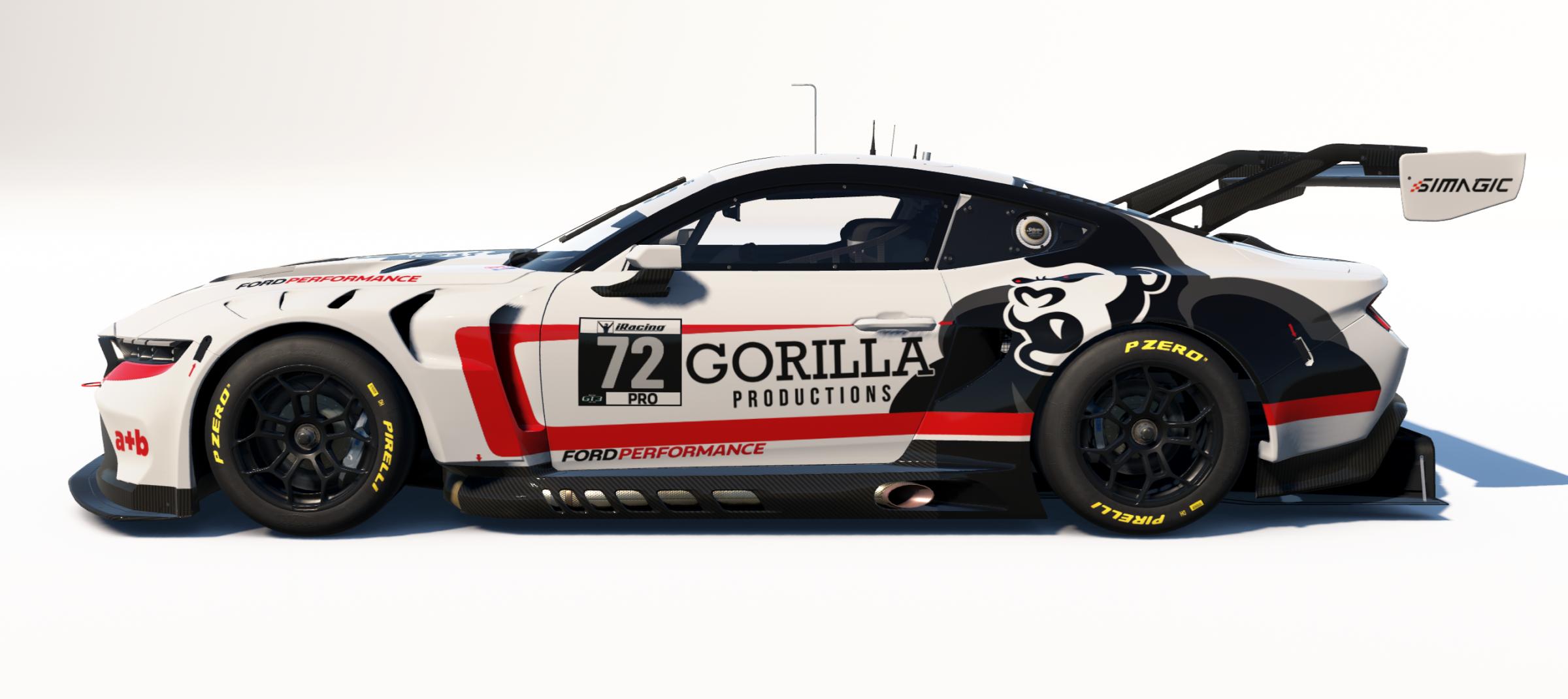 Ford Mustang GT3 Gorilla by Greg Barton - Trading Paints