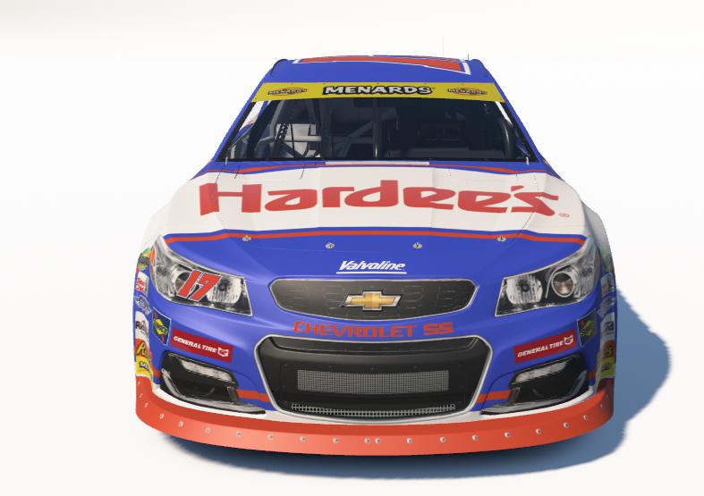 Hardees Fantasy Blue ARCA Chevrolet SS by Ronald Lawson2 - Trading Paints