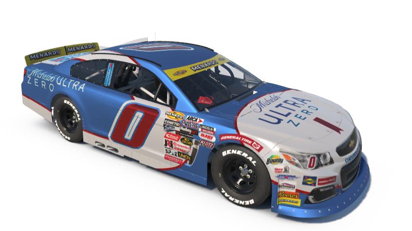 Custom Number Michelob Ultra Zero Chevy by Adam Roberson - Trading Paints