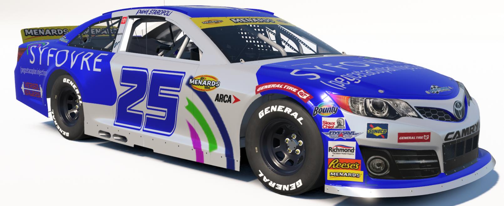 2025 Patrick Staropoli Arca Syfovre Toyota by Robert H. - Trading Paints