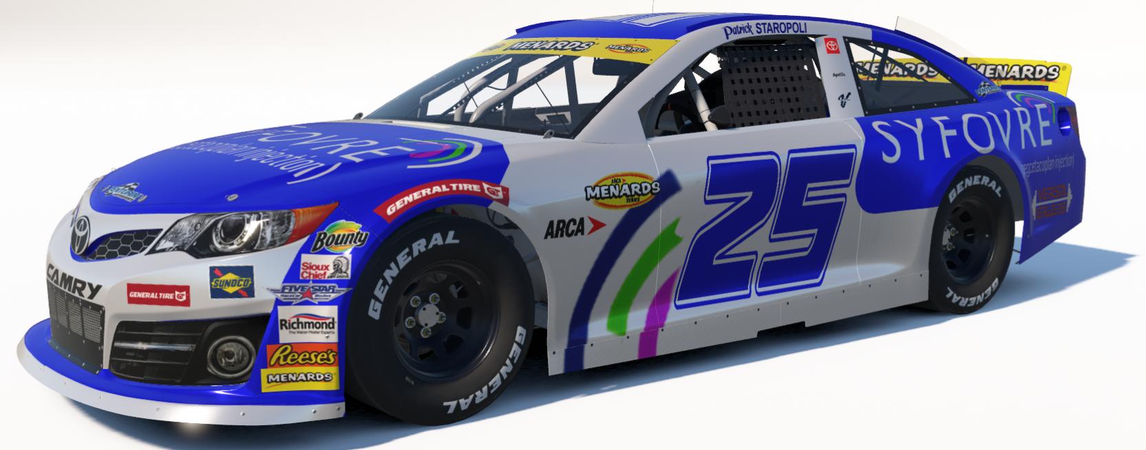 2025 Patrick Staropoli Arca Syfovre Toyota by Robert H. - Trading Paints