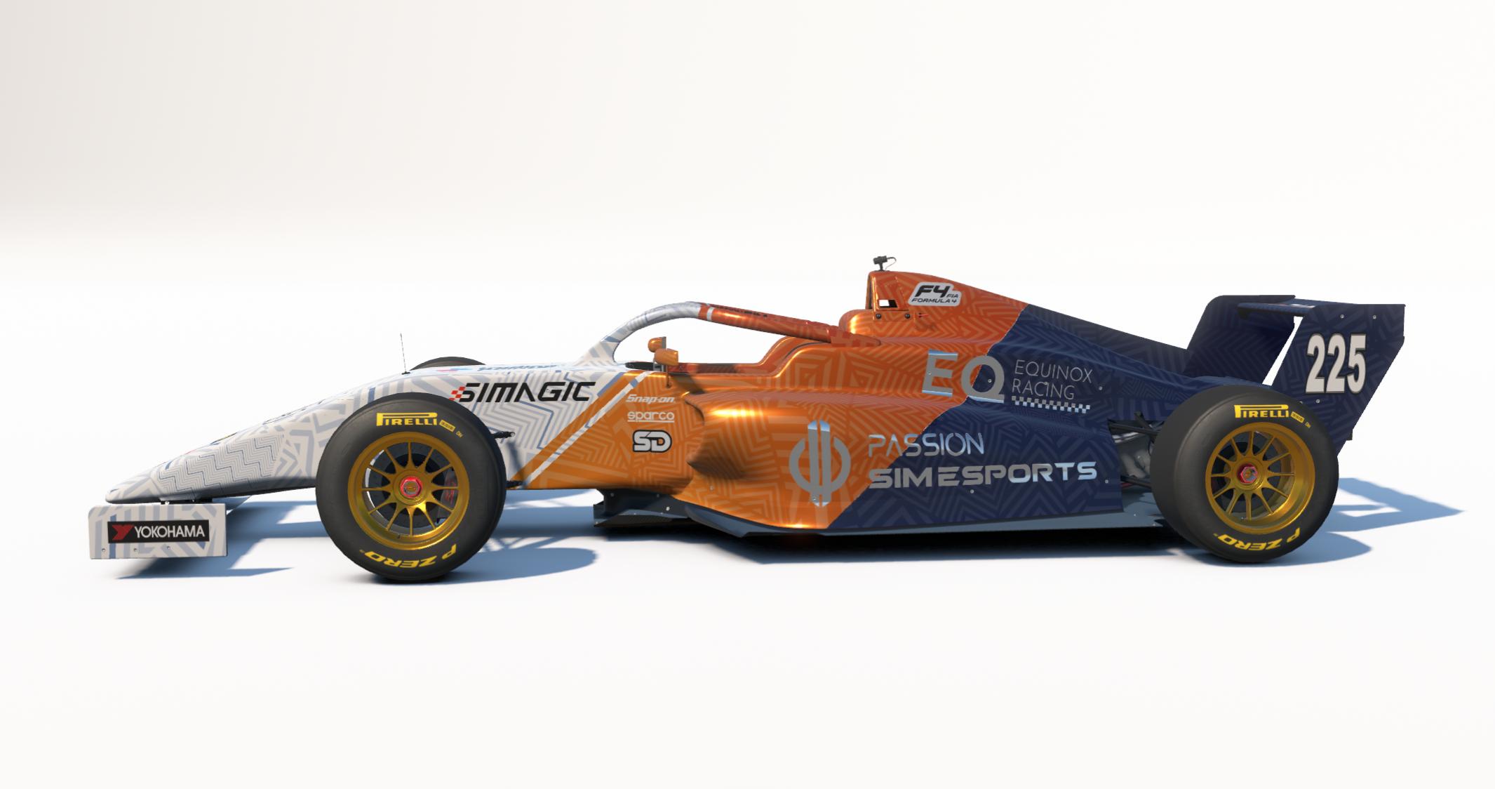 PassionSim X Equinox Formula 4 by Cedric-Olivier Guindon - Trading Paints