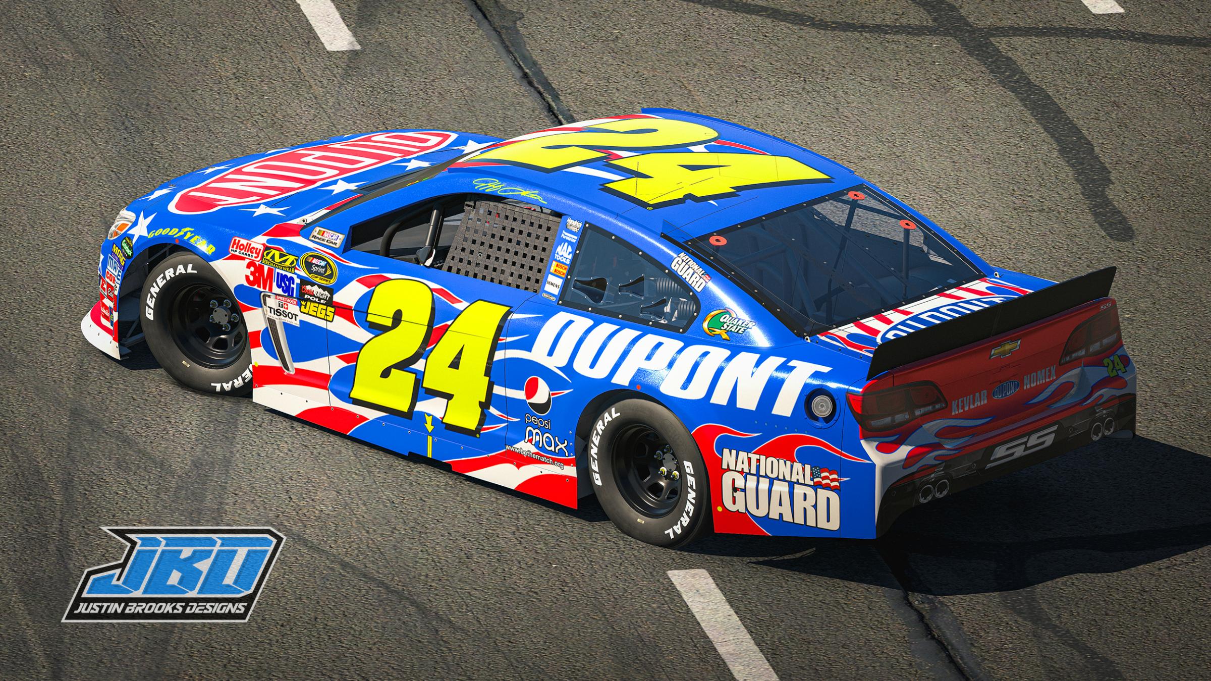2010 Jeff Gordon Charlotte "Stars & Stripes" ARCA Chevrolet SS *SIM ...