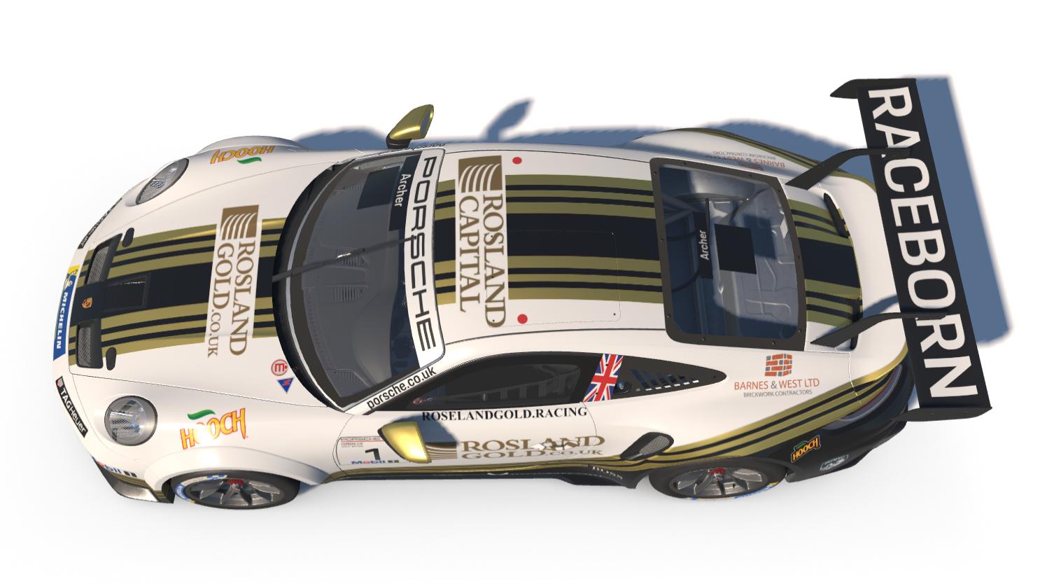 Rosland Gold Car #1 - George Gamble - 2025 Porsche Carrera Cup GB by ...