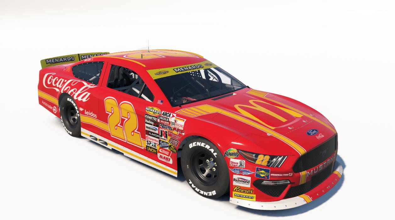 Mcdonalds/Coca Cola ARCA Ford Mustang by Ronald Lawson2 - Trading Paints