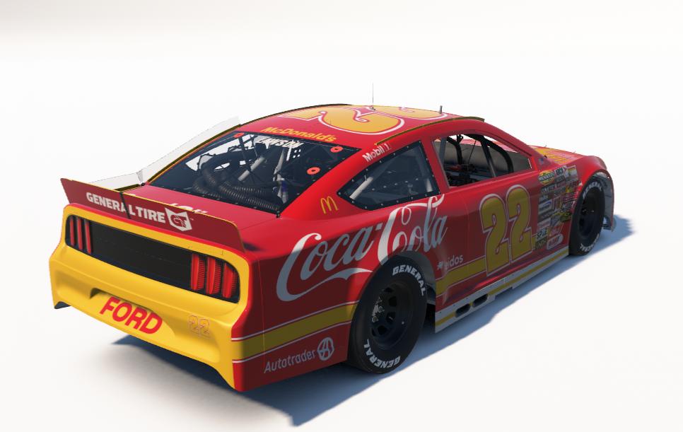 Mcdonalds/Coca Cola ARCA Ford Mustang by Ronald Lawson2 - Trading Paints