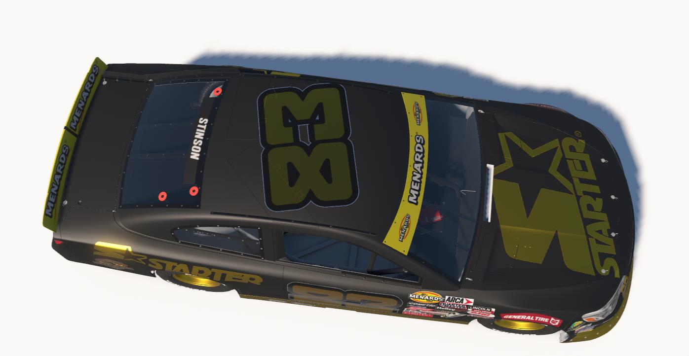 Stinson brothers /Hammer down graphix Gold editon starter arca chevy by ...